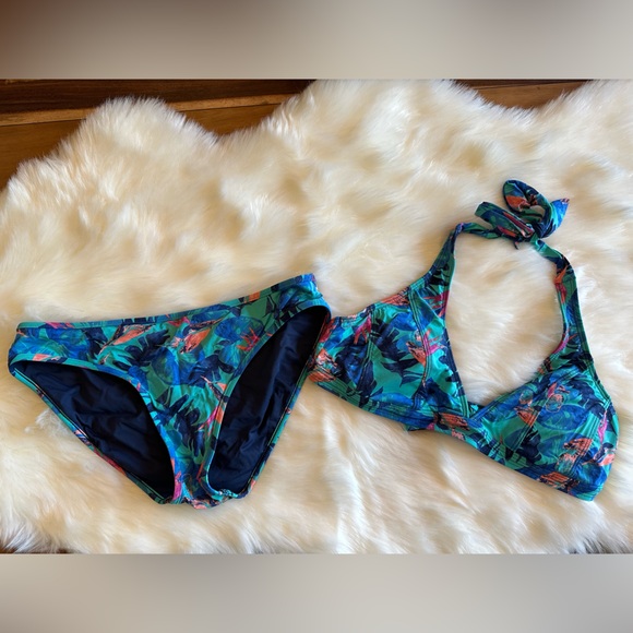 Carve Designs | Swim | Carve Design Tropical Print Cutout Swimsuit ...